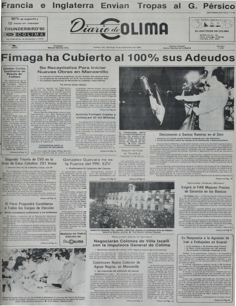 Fimaga ha Cubierto al 100% sus Adeudos