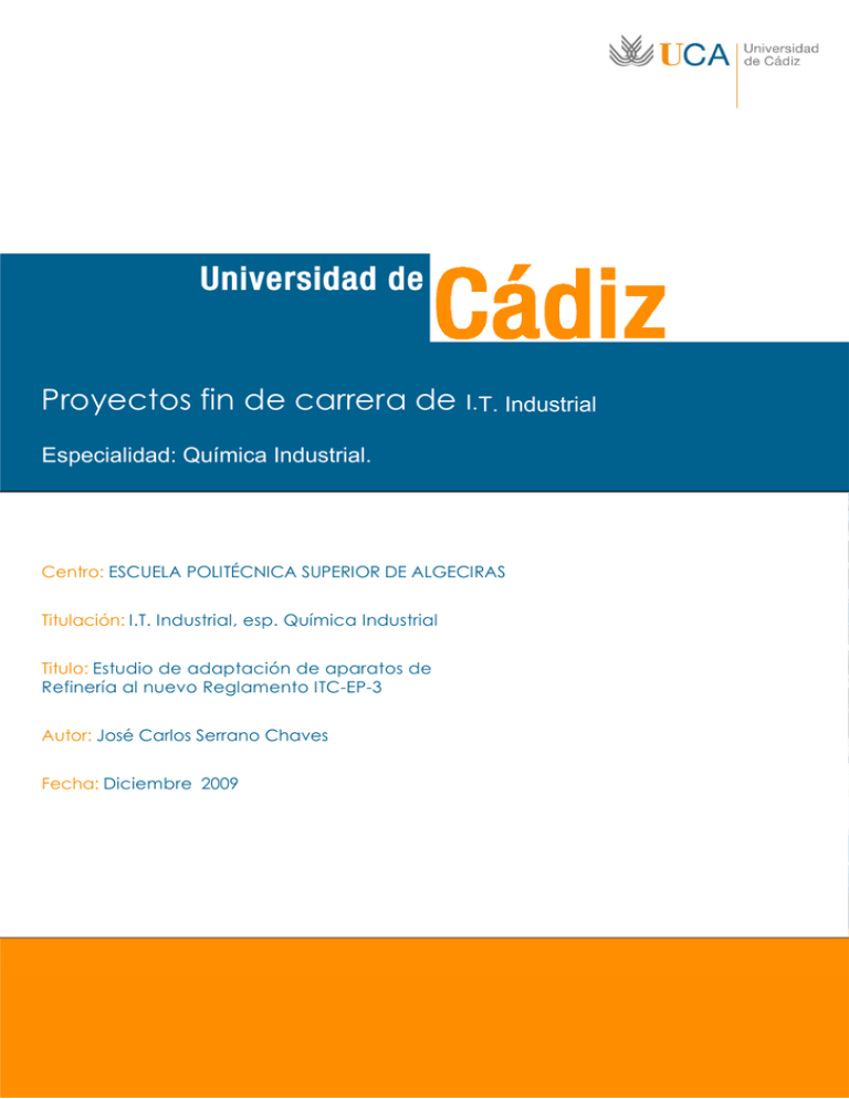 Proyectos fin de carrera de IT Industrial