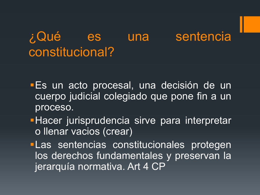 Sentencias de constitucionalidad