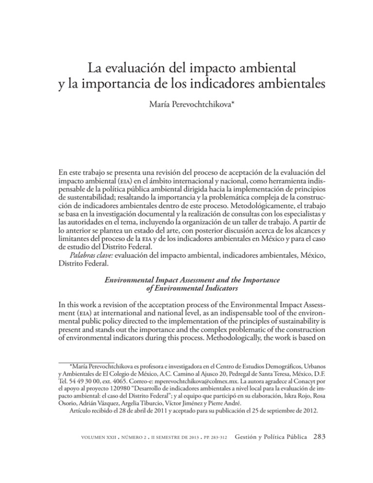 La evaluación del impacto ambiental y la importancia de los