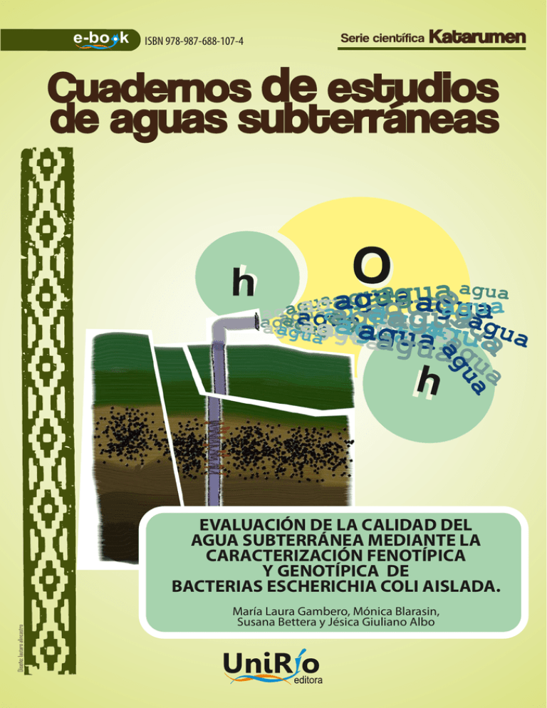 evaluación de la calidad del agua subterránea mediante la