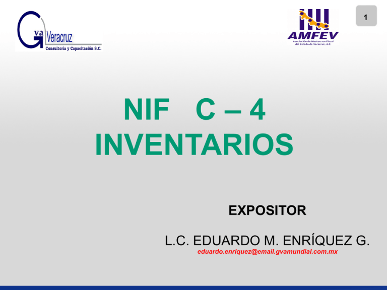 nif c – 4 inventarios