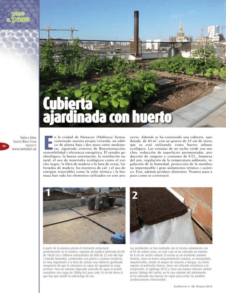 El huerto urbano en la revista Ecohabitar
