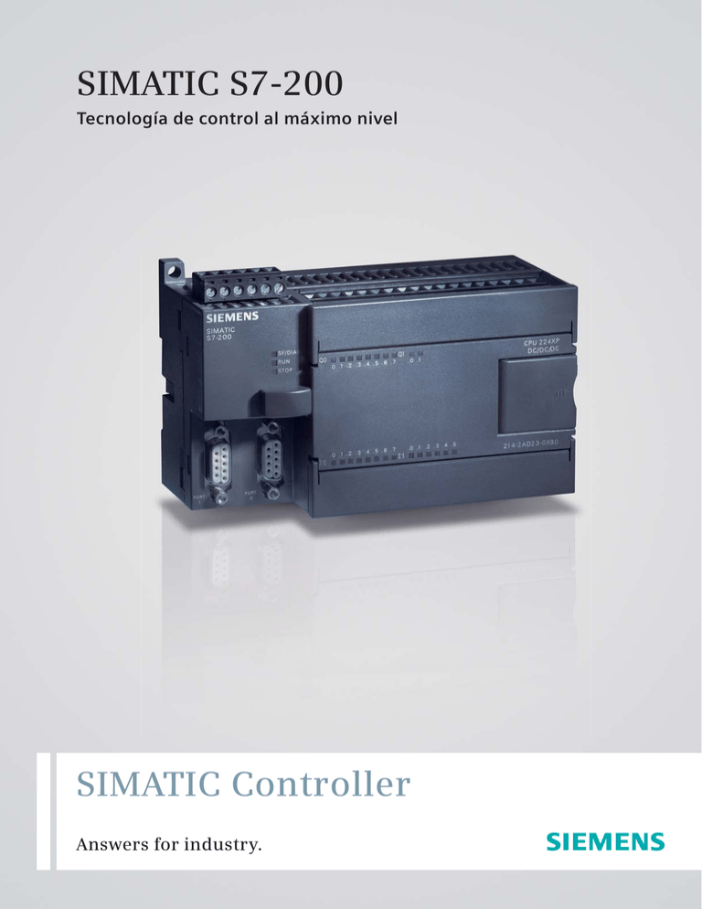 SIMATIC S7-200 SIMATIC Controller - GRUP DAP