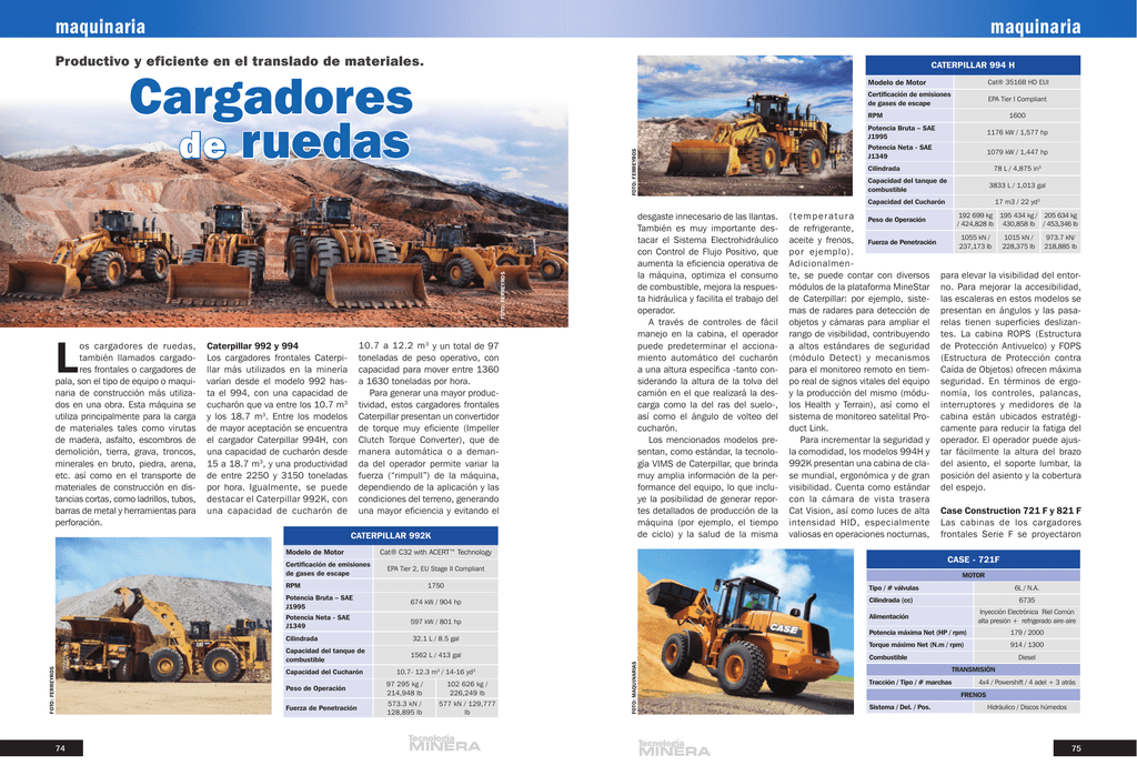 Cargadores de ruedas