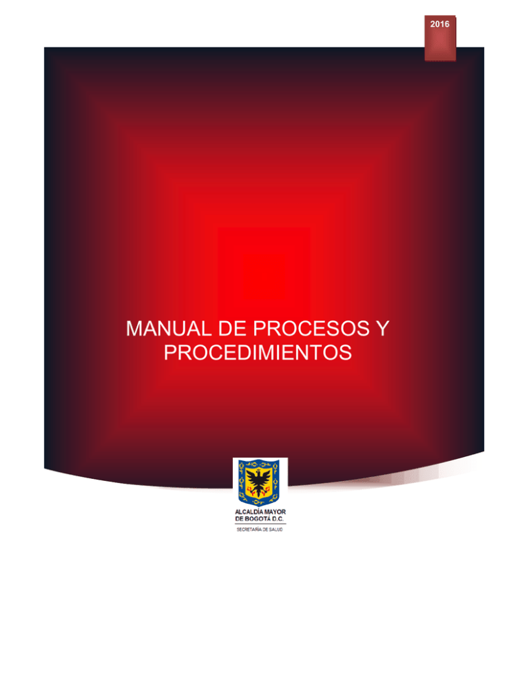 manual de procesos y procedimientos