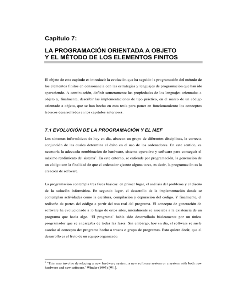 La Programación Orientada a Objeto y el Método