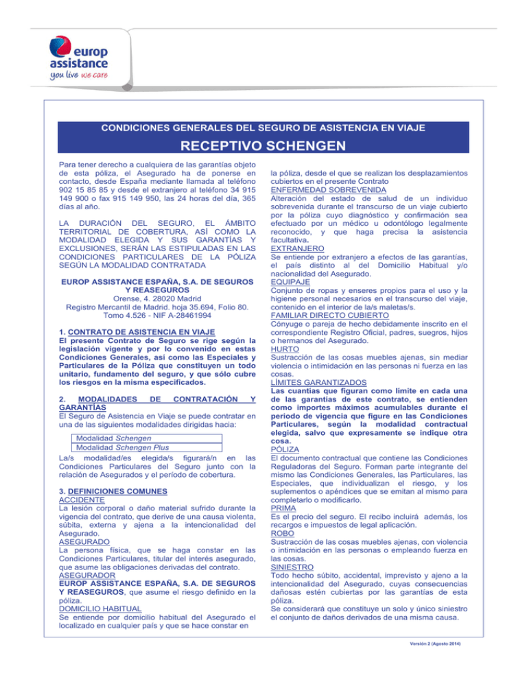 Condiciones generales