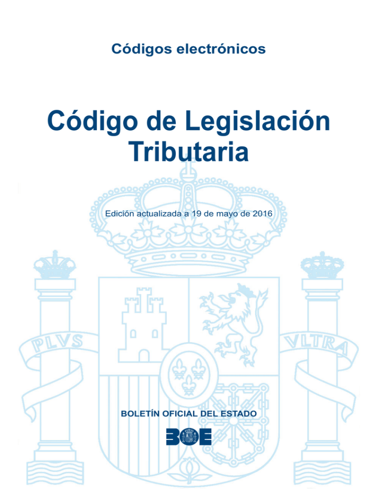 Código de Legislación Tributaria