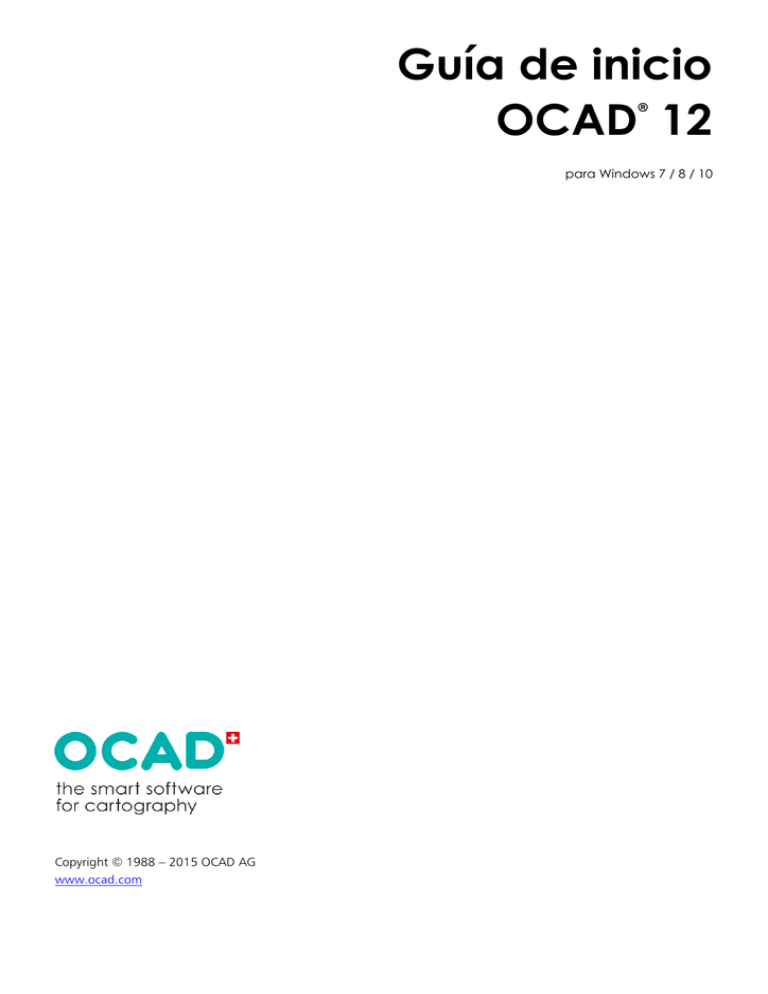 OCAD 11 Getting Started