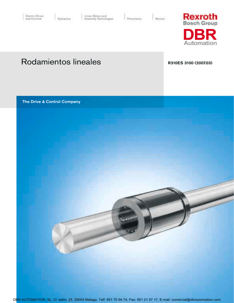 Rodamientos lineales