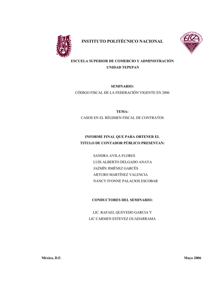 INSTITUTO POLITÉCNICO NACIONAL