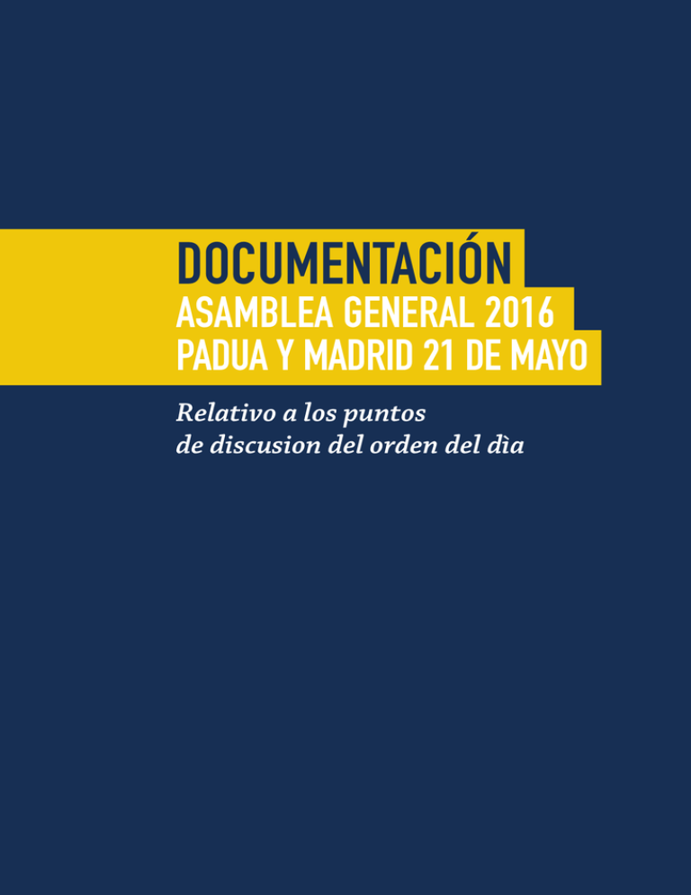 Documento informativo sobre el Plan de atribución de Acciones Documento informativo sobre el Plan de atribución de Acciones
