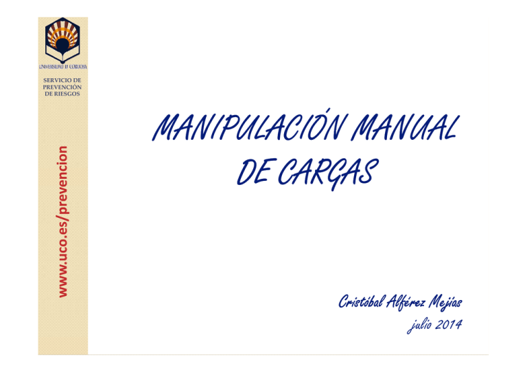 Manipulacion Manual de Cargas