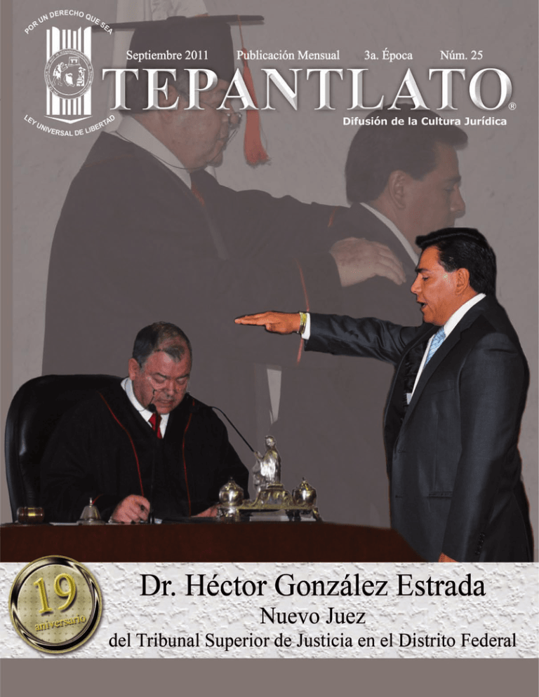 Dr. Héctor González Estrada Juez de Adolescentes del