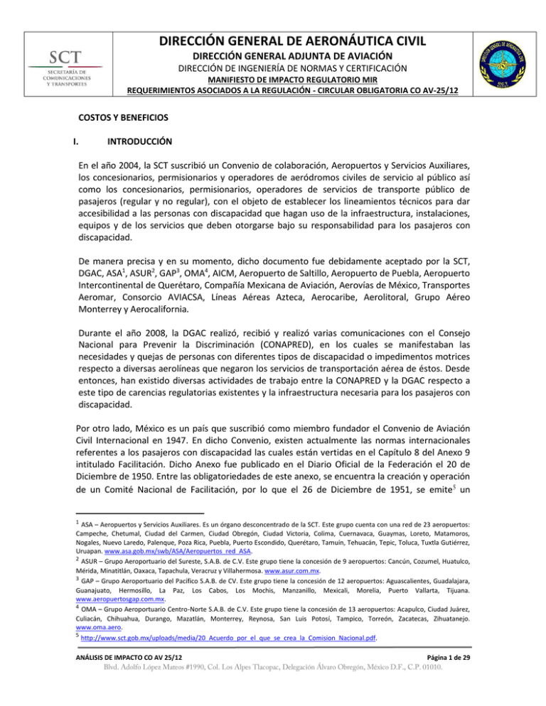 DIRECCIÓN GENERAL DE AERONÁUTICA CIVIL