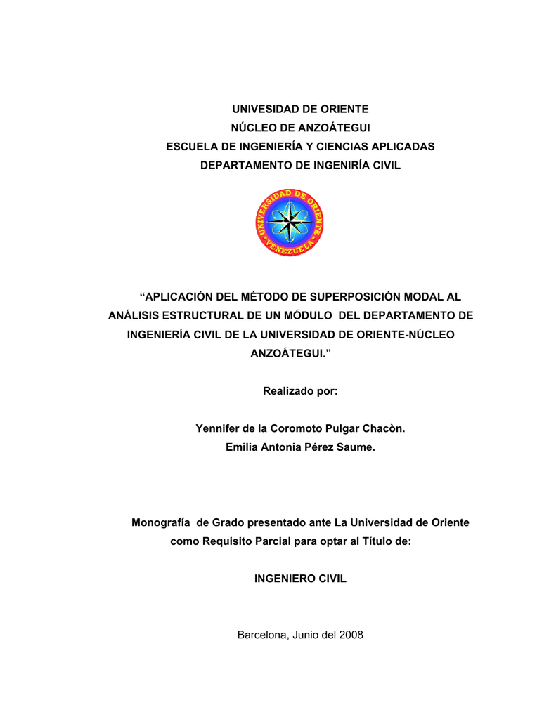 w - Universidad de Oriente