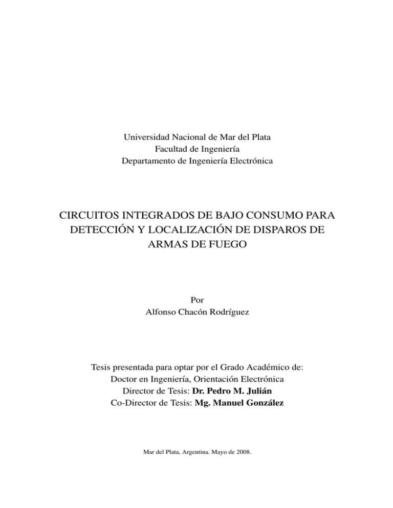 circuitos integrados de bajo consumo para detecci´on y localizaci
