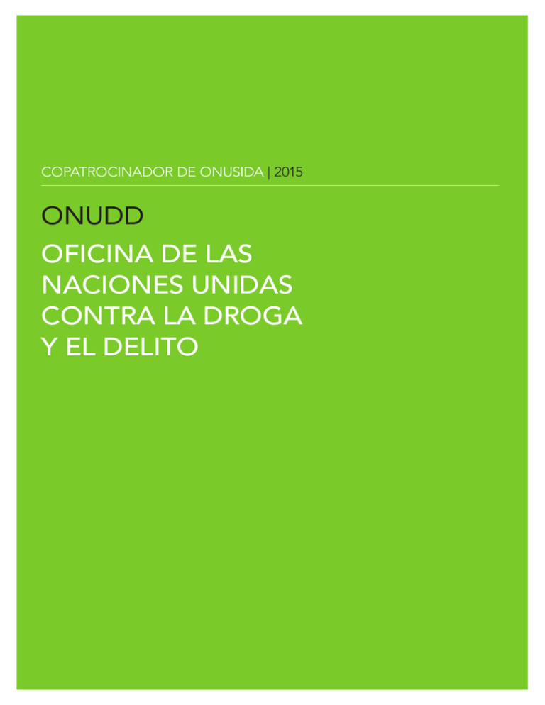 ONUDD OFICINA DE LAS NACIONES UNIDAS CONTRA LA