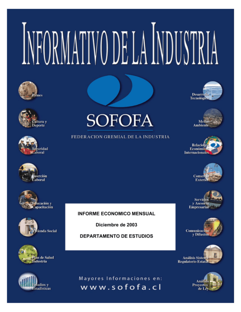 Informe Económico Mensual de Diciembre 2003