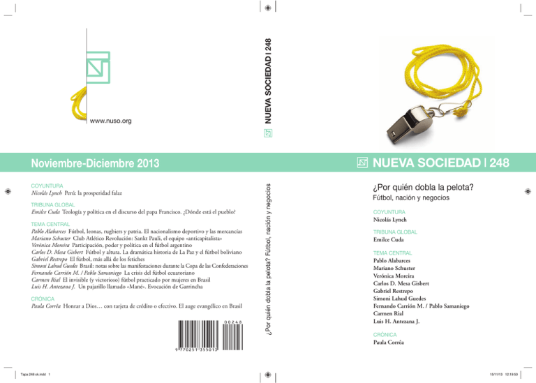 NUEVA SOCIEDAD 248