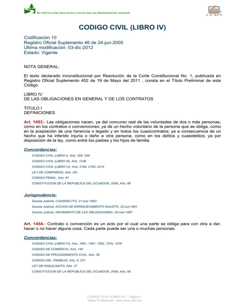 codigo civil (libro iv)