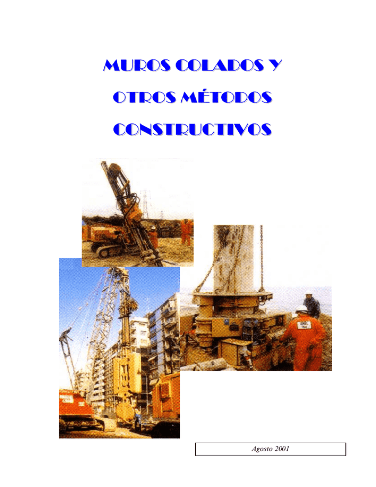 muros colados y otros métodos constructivos