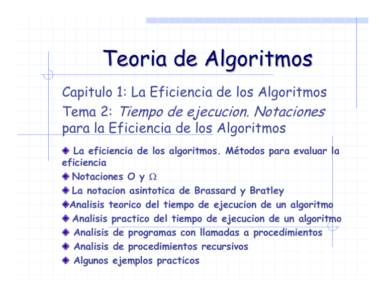 Teoria de Algoritmos
