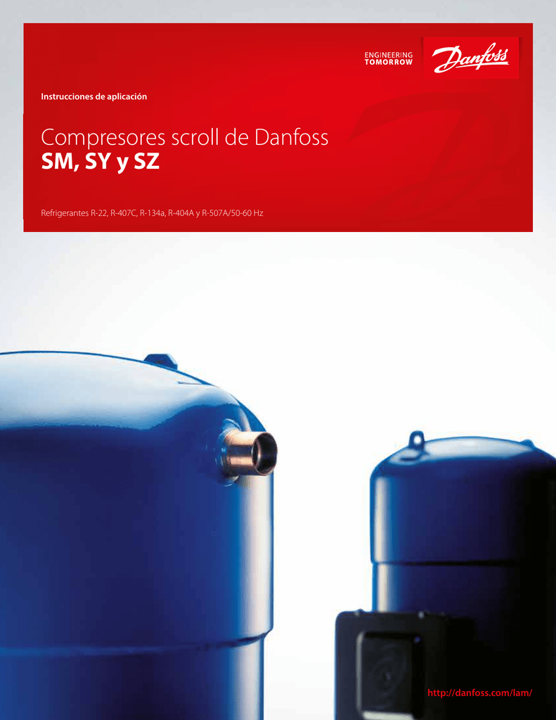 Compresores scroll de Danfoss SM, SY y SZ