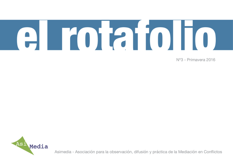 Rotafolio nº 3 - Asimedia Mediación