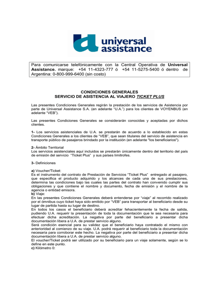 Condiciones Generales