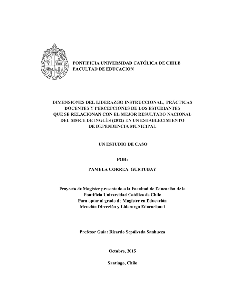 pontificia universidad católica de chile facultad de