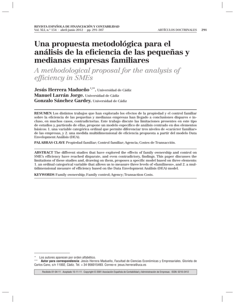 Una propuesta metodológica para el análisis de la