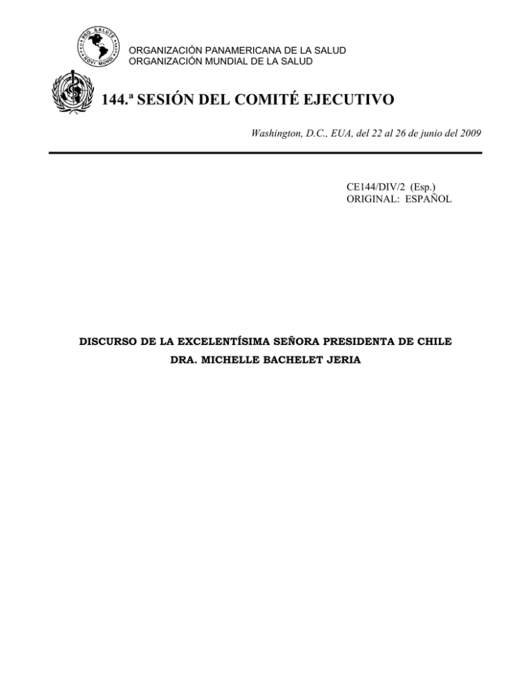 144.ª SESIÓN DEL COMITÉ EJECUTIVO