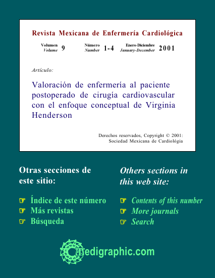 Valoración de enfermería al paciente postoperado