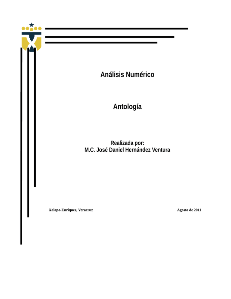 Análisis Numérico Antología