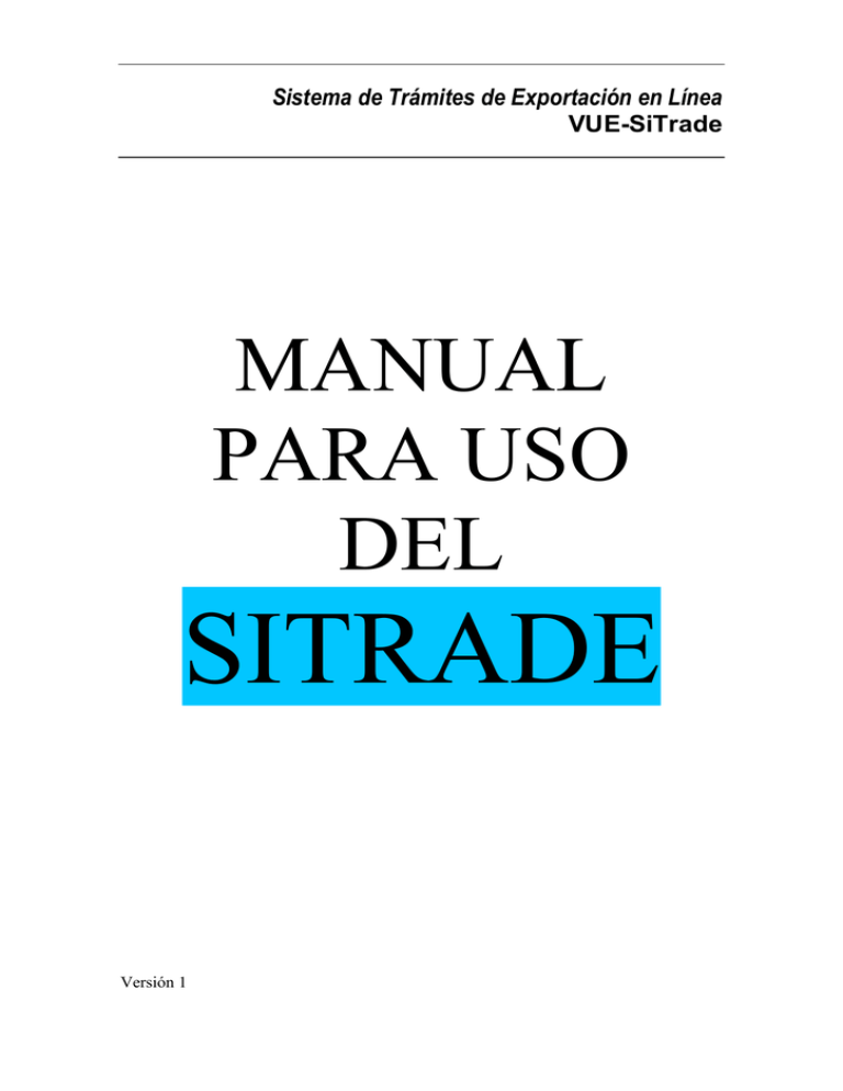 Manual de Usuario Sitrade