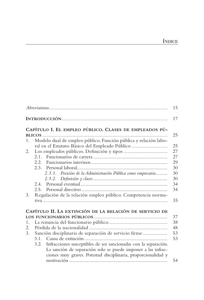 La extinción de la relación de servicios de los empleos públicos.indd