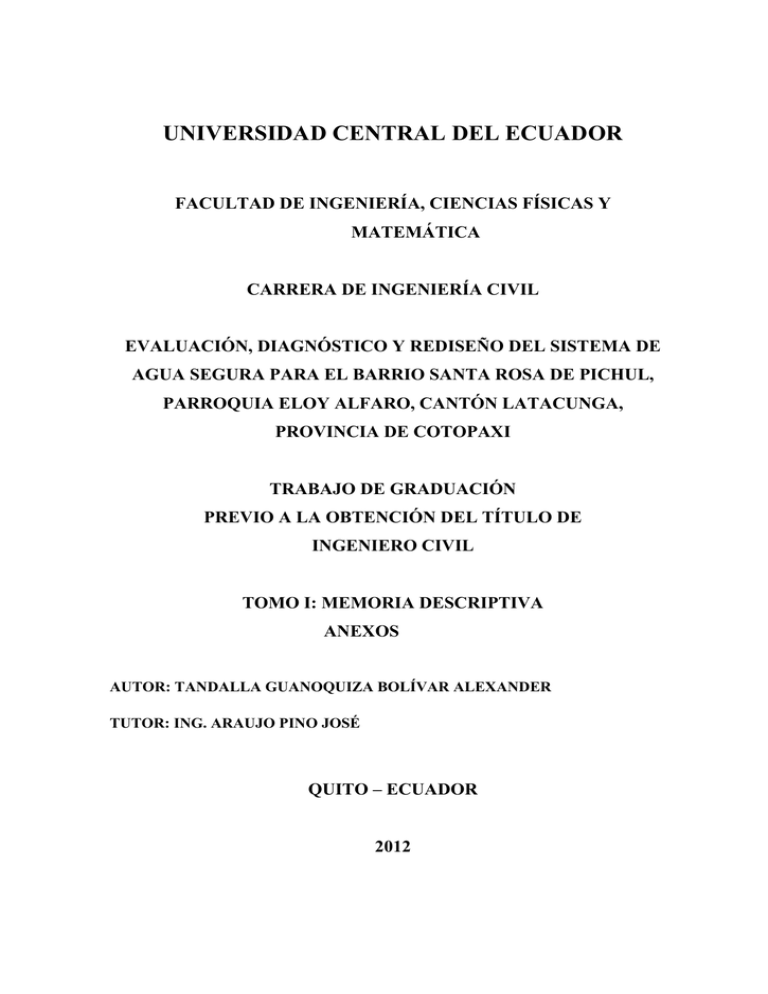 lista de anexos - Universidad Central del Ecuador