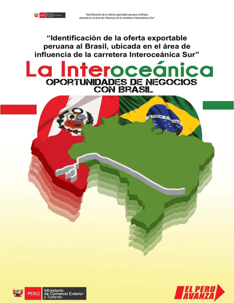 Identificación de la oferta exportable peruana al Brasil
