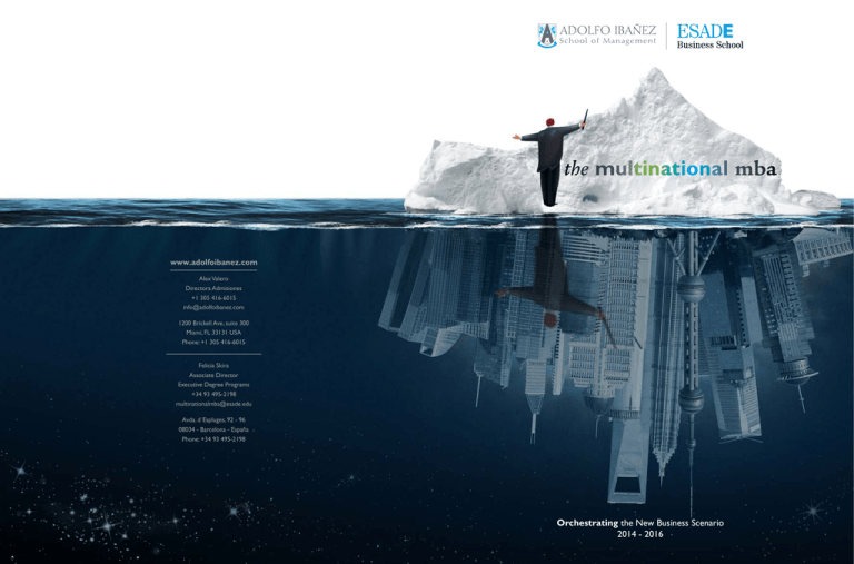 Orchestrating the New Business Scenario 2014 Orchestrating the New Business Scenario 2014