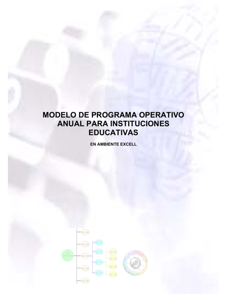 modelo de programa operativo anual para
