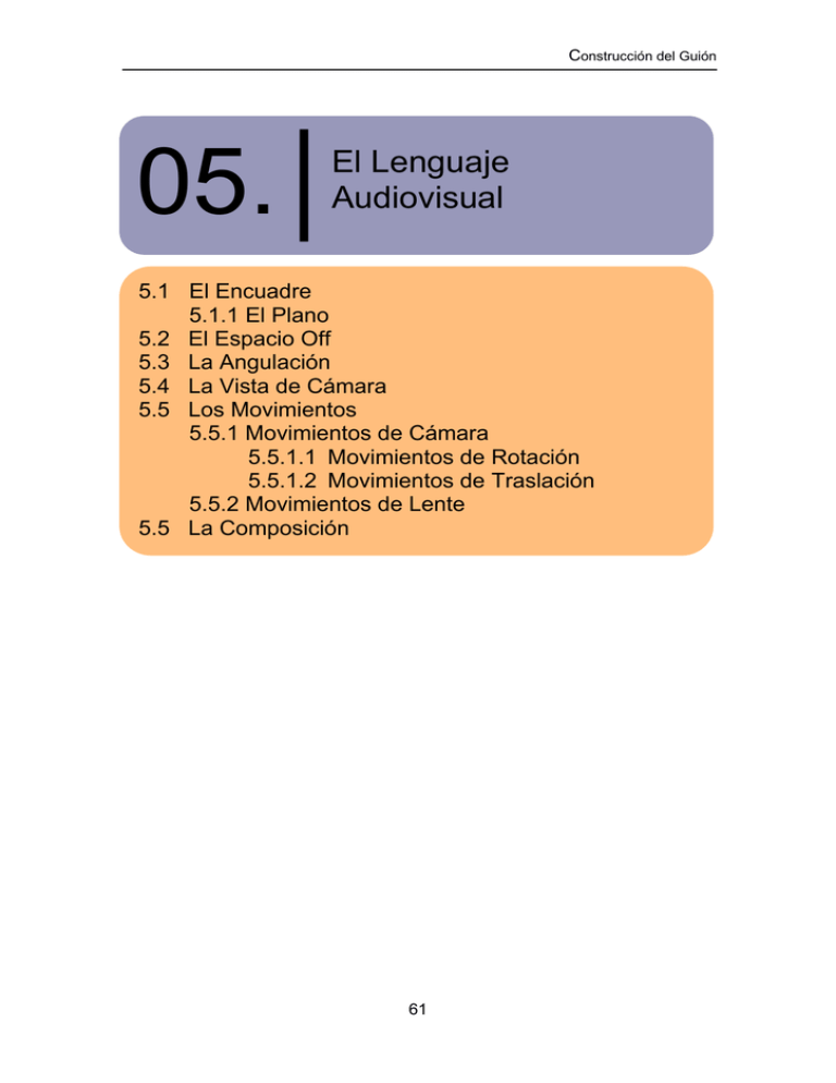 El Lenguaje Audiovisual