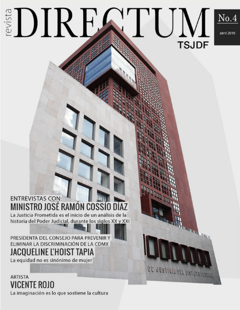 1. - Poder Judicial del Distrito Federal