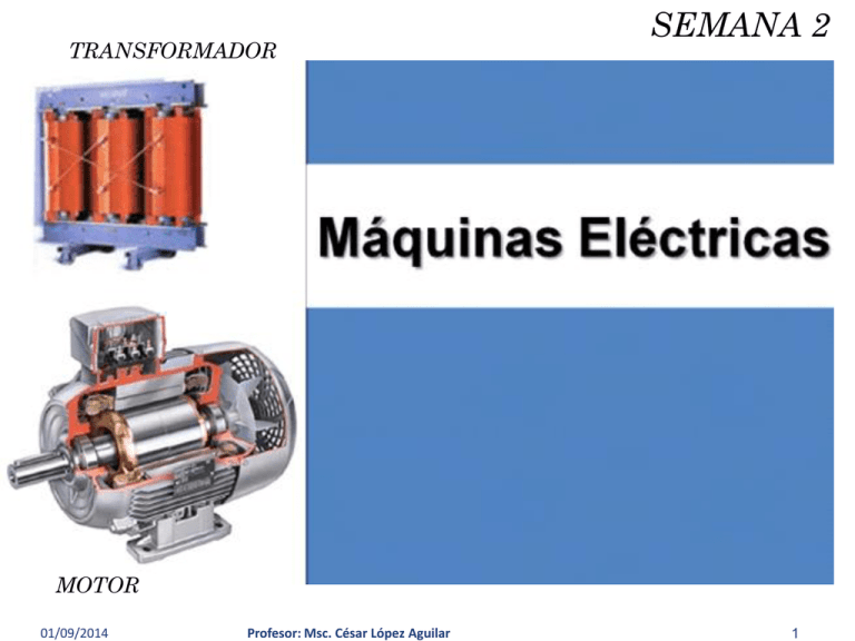 clasificación de las máquinas eléctricas