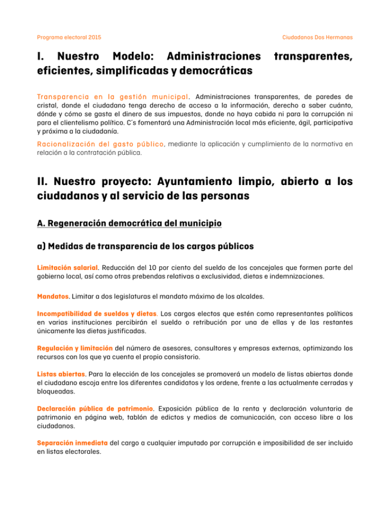 Programa electoral 2015 DEFINITIVO