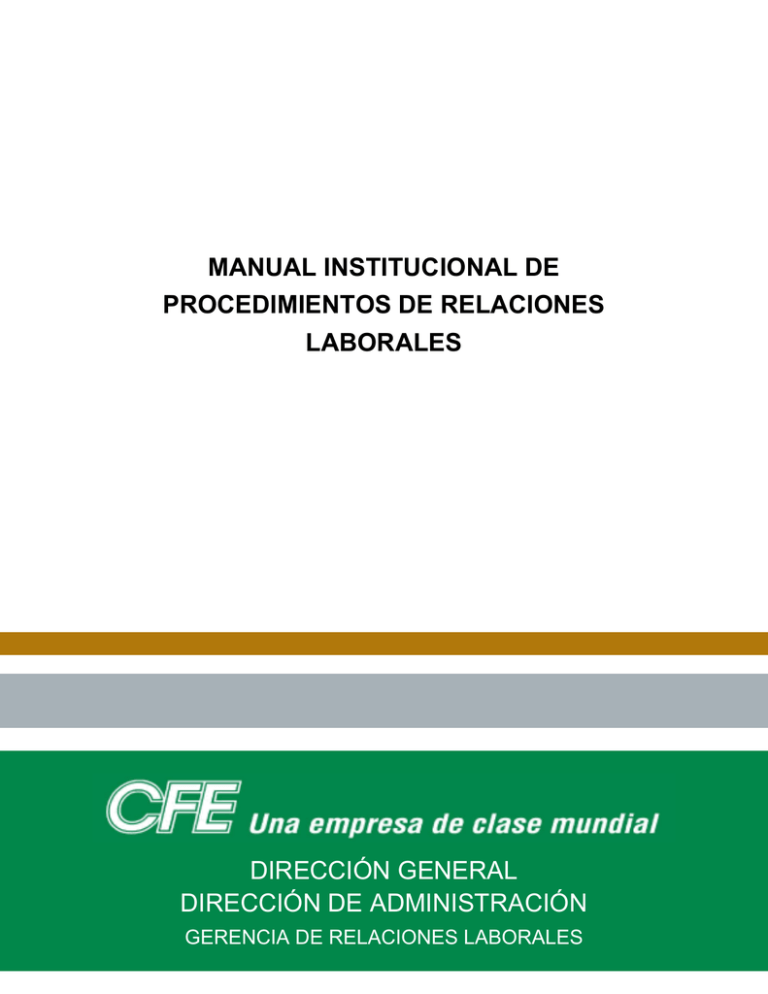manual institucional de procedimientos de relaciones