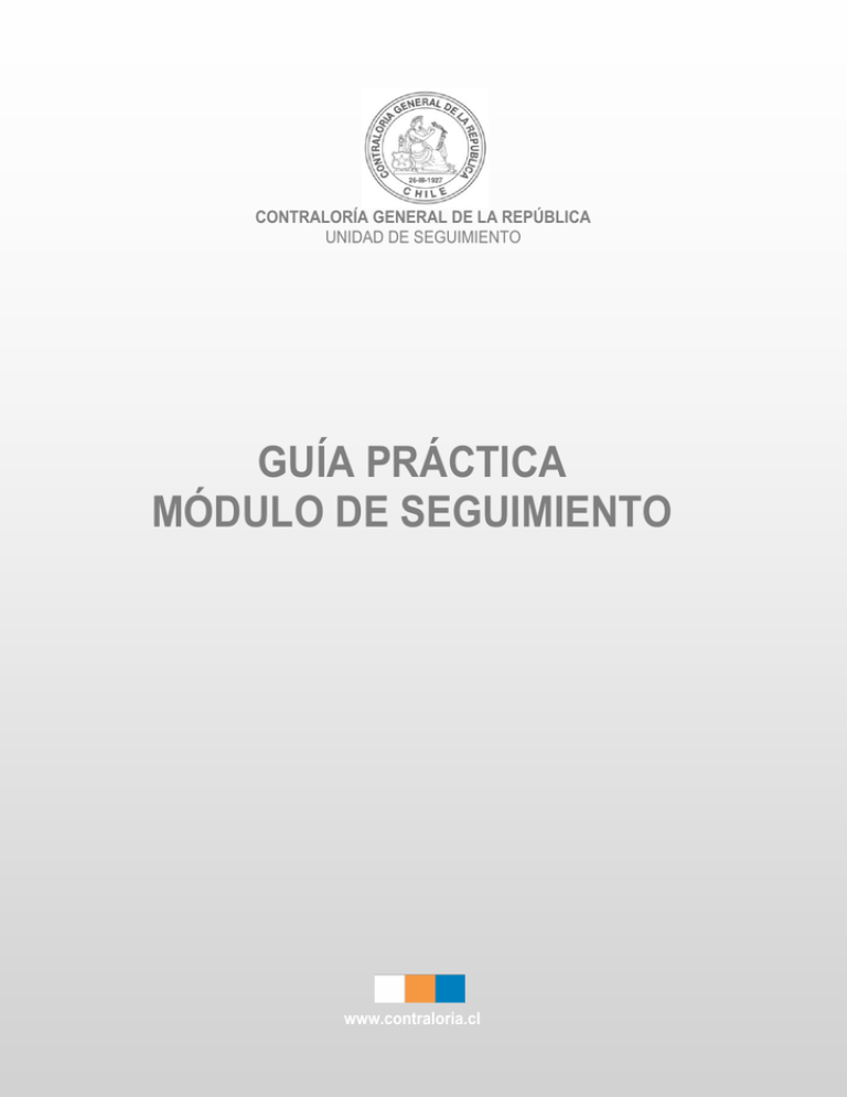GUÍA PRÁCTICA MÓDULO DE SEGUIMIENTO