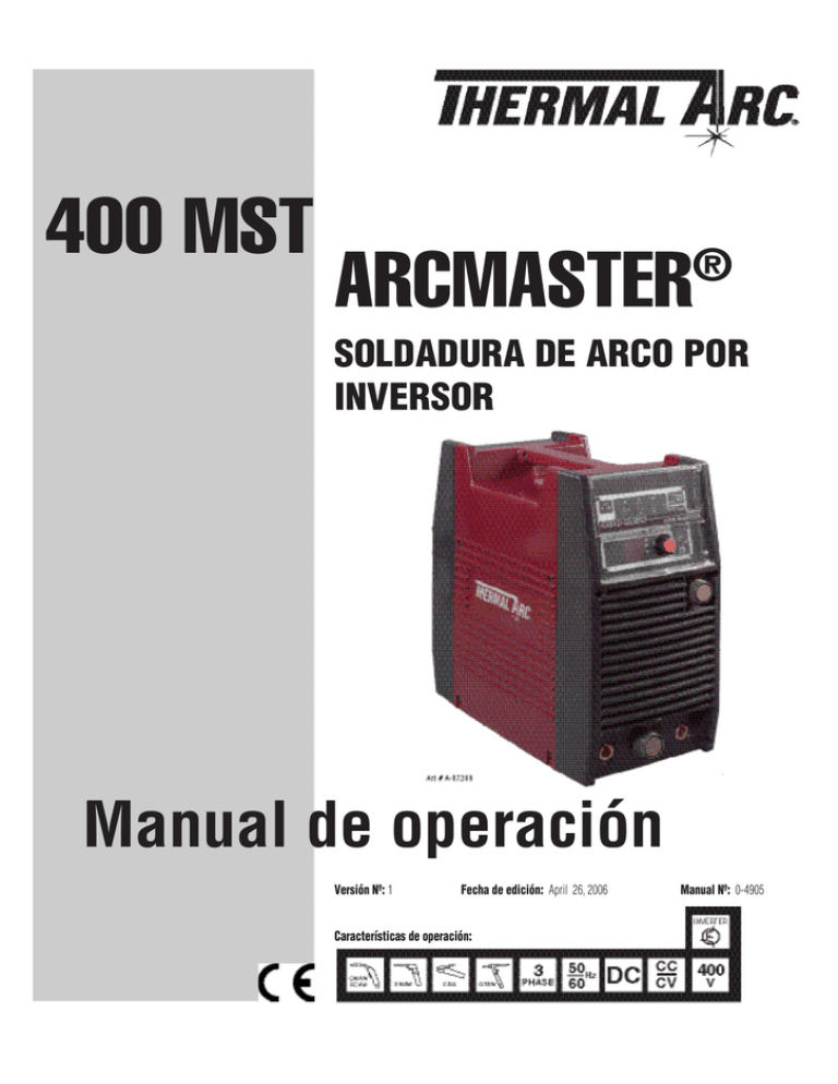 ArcmAster® 400 mst - Victor Technologies