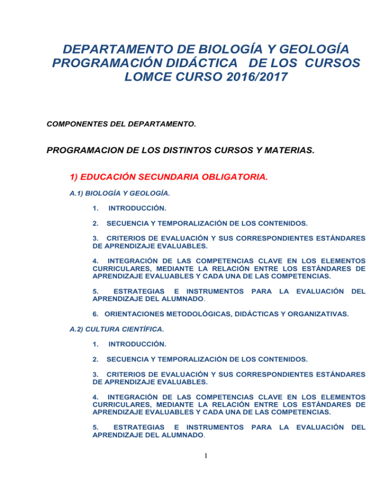 PROGRAMACIÓN BG 201314
